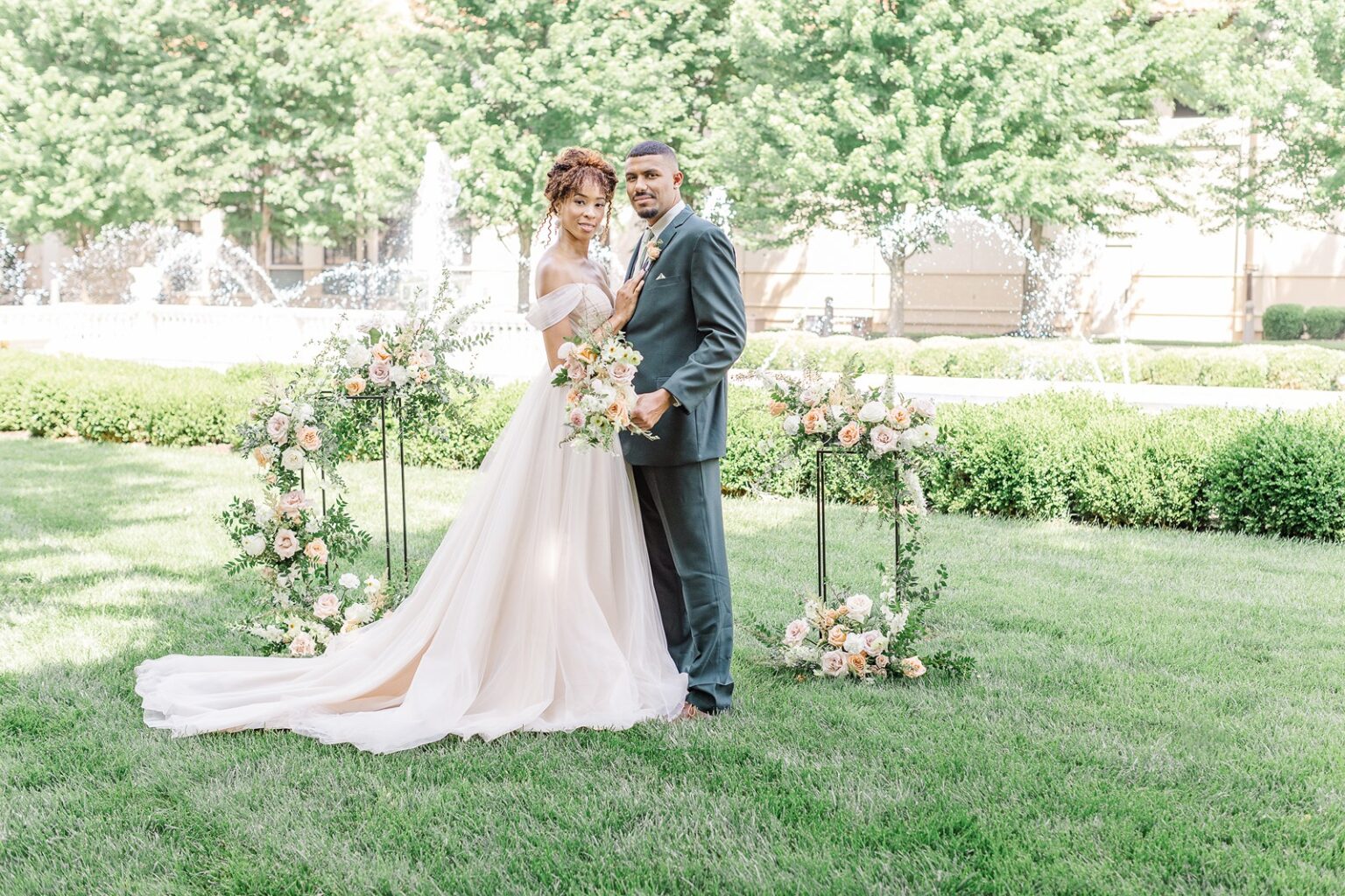 Unity Village Wedding Editorial Shoot | European Romance