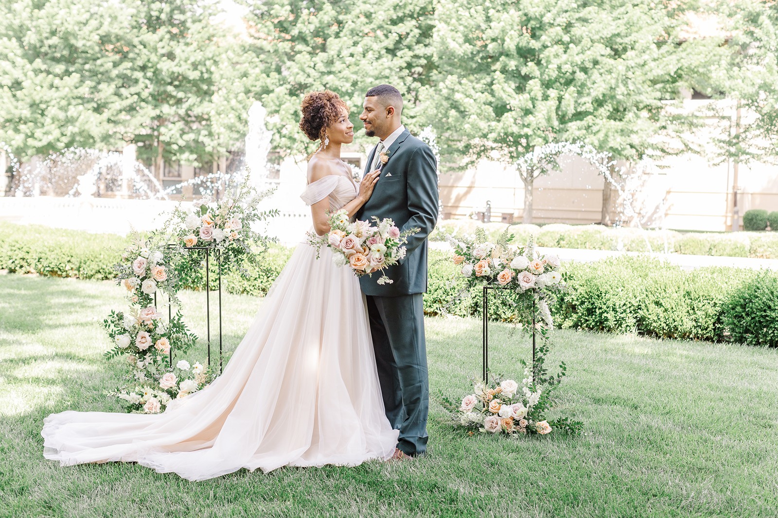 Unity Village Wedding Editorial Shoot | European Romance