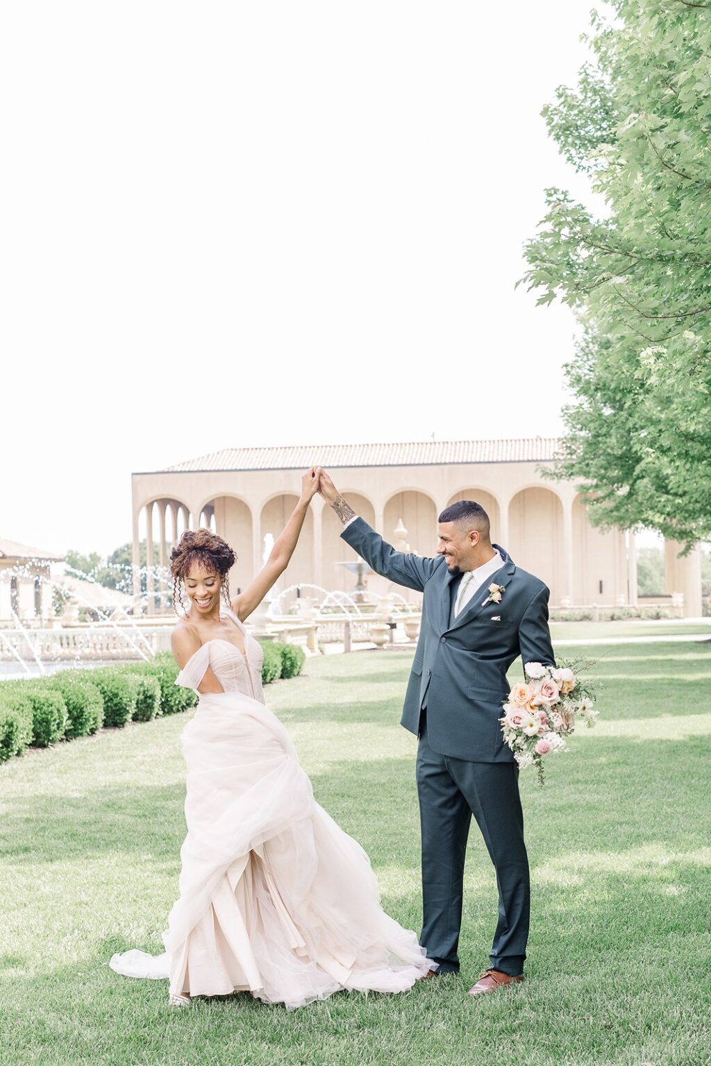 Unity Village Wedding Editorial Shoot | European Romance